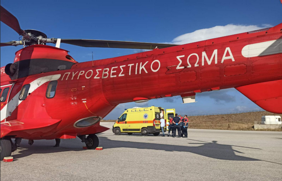 Αερογέφυρα ζωής μεταξύ Σαντορίνης και Ηρακλείου για 4χρονο κοριτσάκι ...