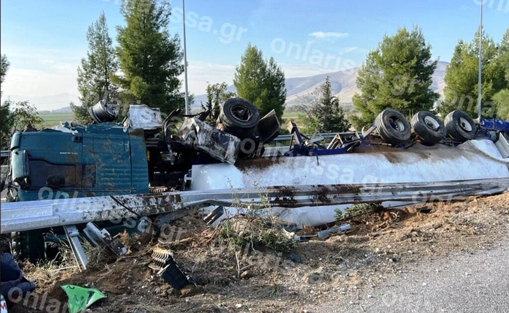 Λάρισα: Ταλαιπωρία από το βυτιοφόρο που τούμπαρε – Επιβάτες τρένων ...