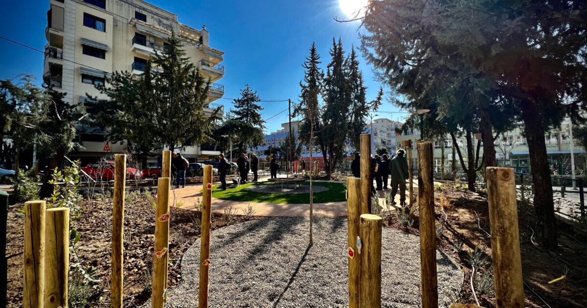 Θεσσαλονίκη: Νέο πάρκο τσέπης παραδόθηκε στην πόλη | Parallaxi Magazine