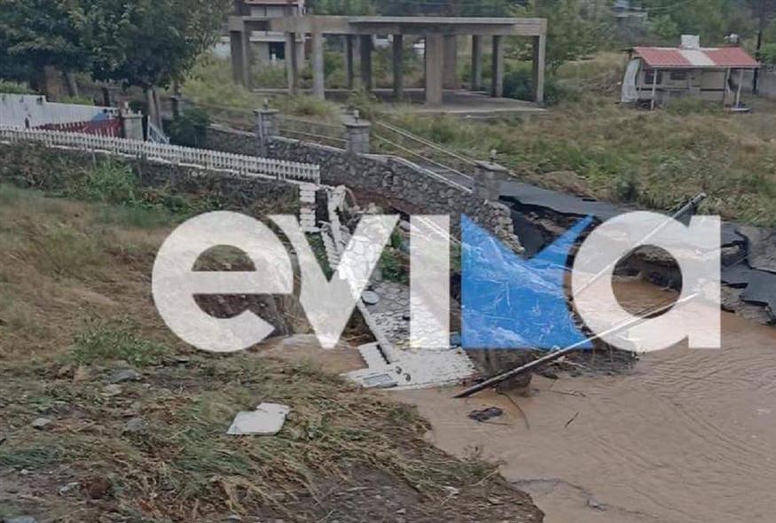 Σοβαρά προβλήματα από τη σφοδρή βροχόπτωση στην Εύβοια | Parallaxi Magazine