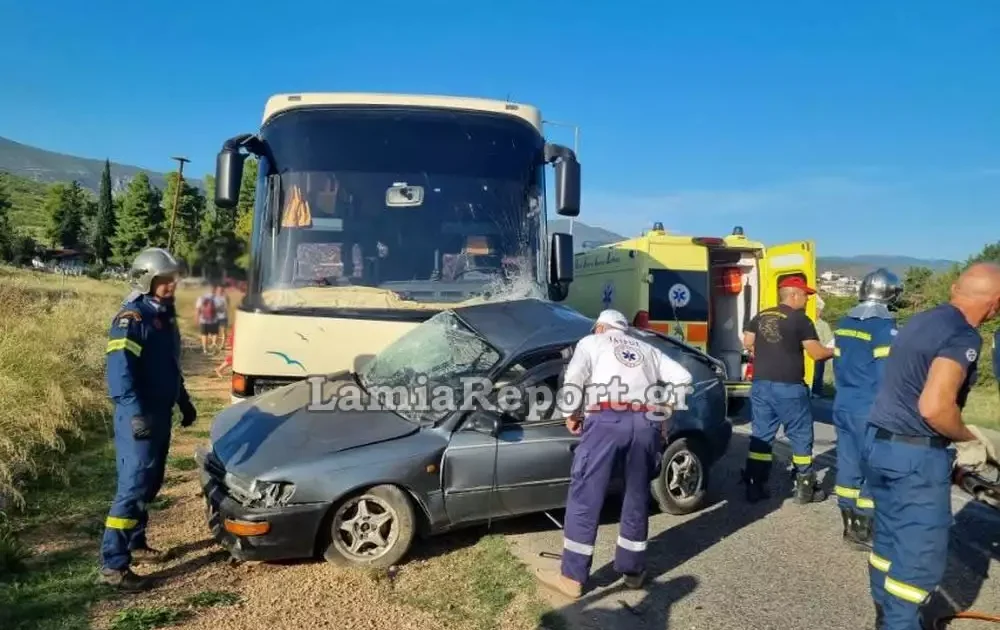 Λαμία: Πέθανε 56χρονος οδηγός που «καρφώθηκε» σε λεωφορείο του ΚΤΕΛ ...